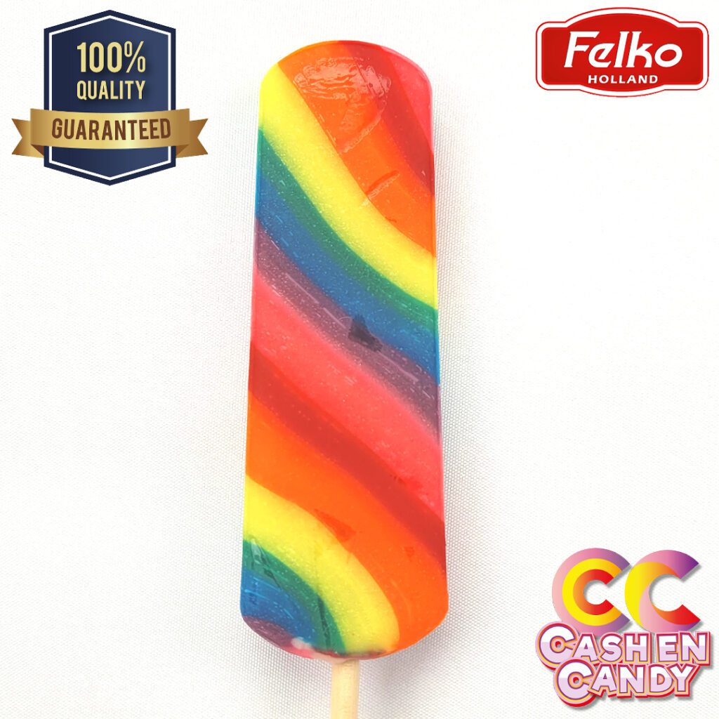 Felko Long Pop Rainbow - Cash en Candy