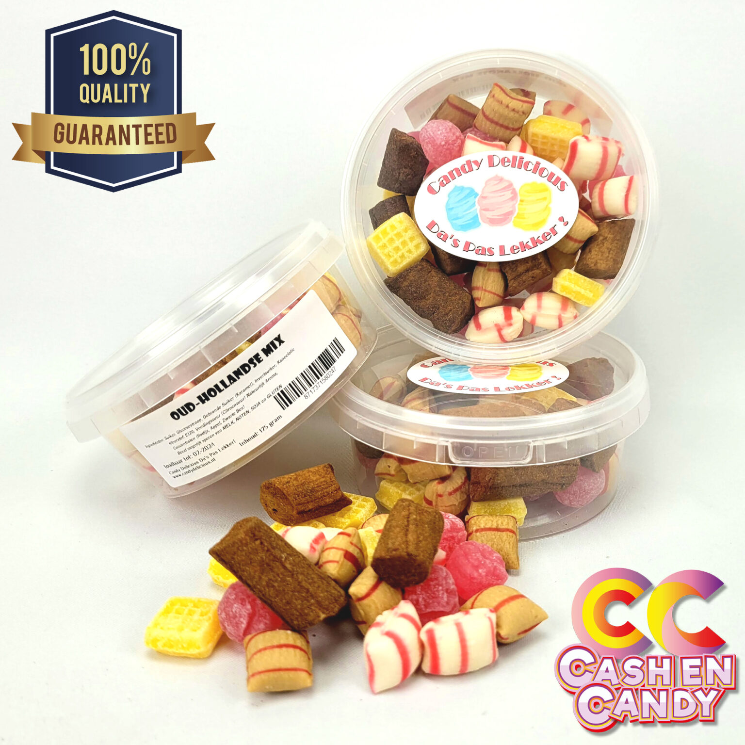 Oud Hollandse Snoepjes Mix 175gr - Cash en Candy